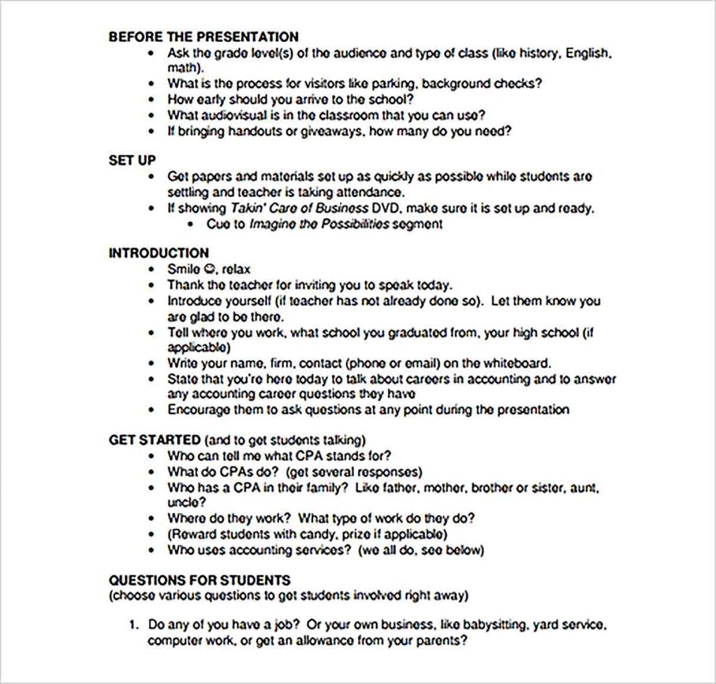 Script Outline Templates in PDF and More Formats | room surf.com