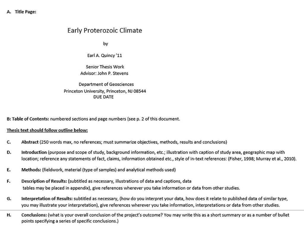 Thesis Outline Template | room surf.com