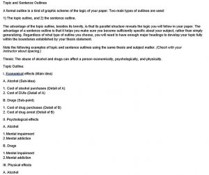 Free Outline Example and Templates | room surf.com