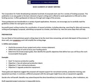 Grant Proposal Outline Template for Any Projects | room surf.com