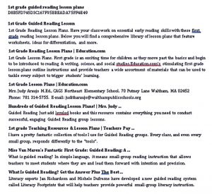 Lesson Plan For 1st Grade Templates | room surf.com