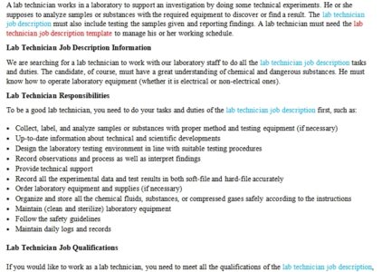 Behavior Technician Job Description Informative Template | room surf.com