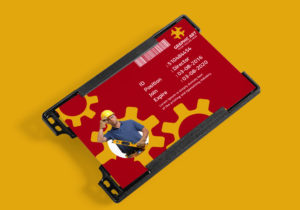 Building Maintenance ID Card Template Free PSD | room surf.com