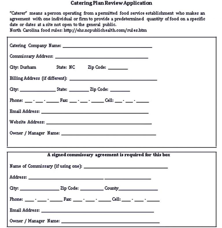 Mobile Catering Business Plan Template | room surf.com