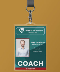 Sports ID Card Free PSD Template | room surf.com