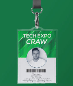 Event ID Card Customizable PSD Design Template | room surf.com