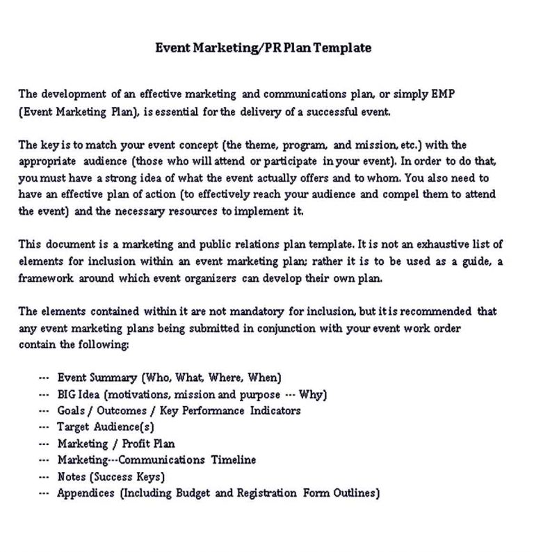 Marketing Plan Samples Template | room surf.com