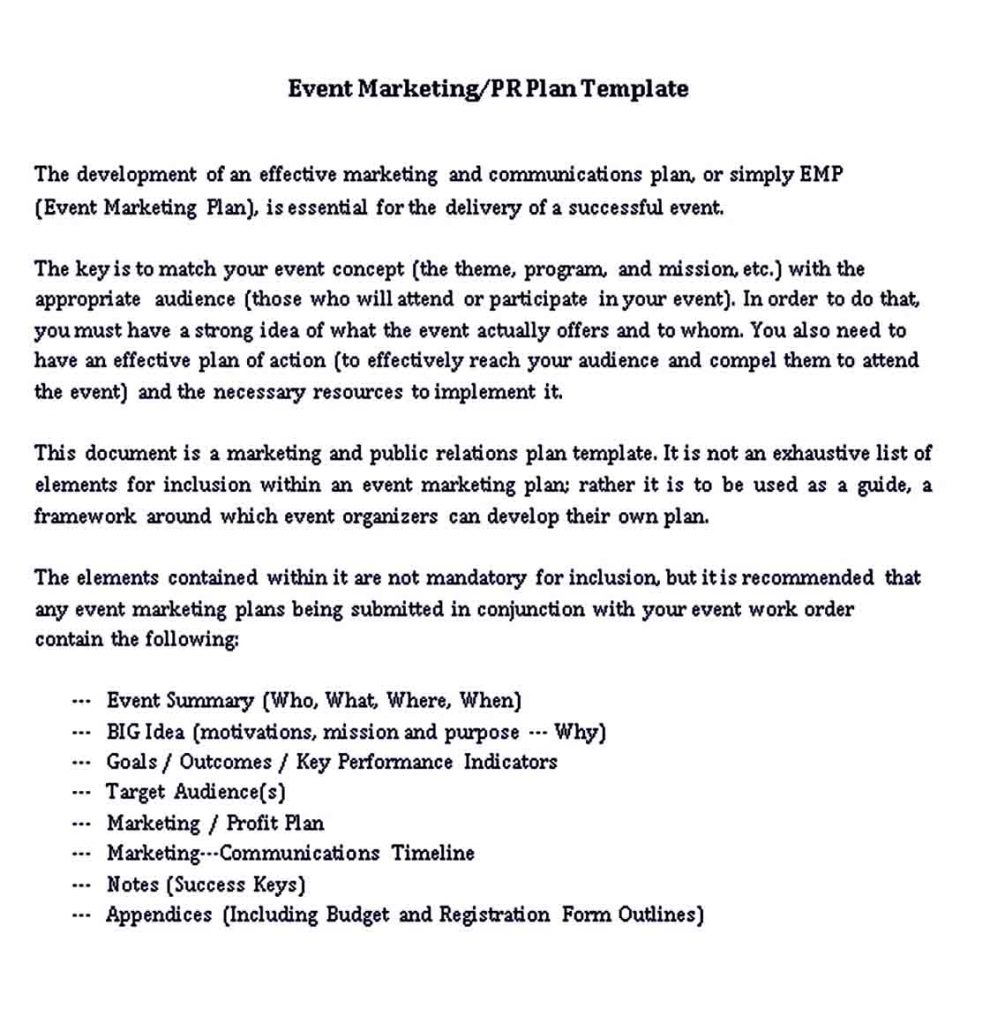 Marketing Plan Samples Template | room surf.com