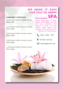 Health SPA Data Sheet Free Download PSD | room surf.com