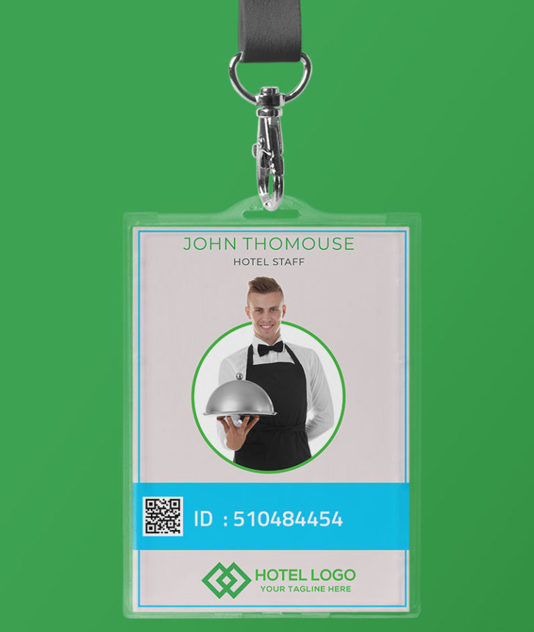 Modern Hotel ID Card PSD Template Free | room surf.com
