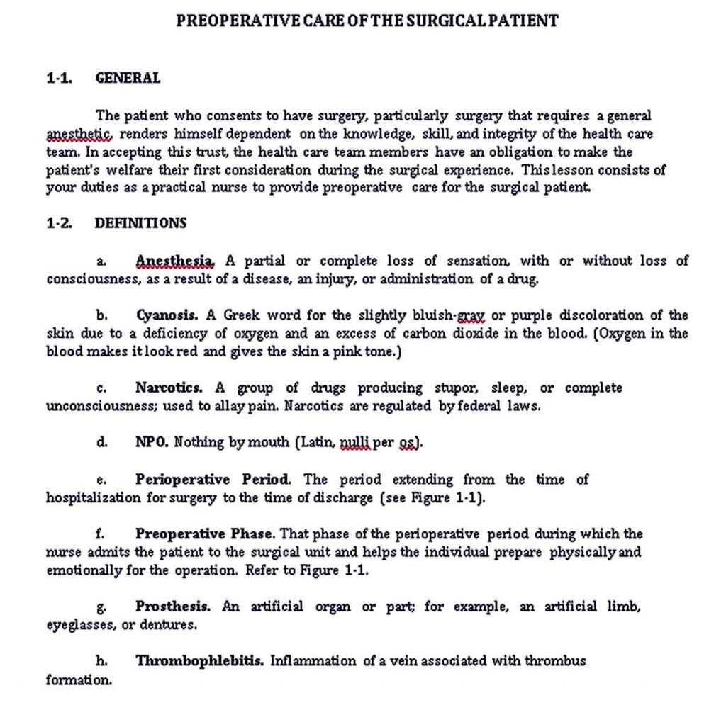 Nursing Lesson Plan Template | room surf.com