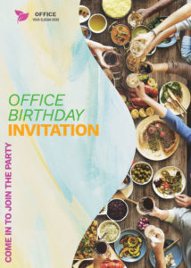 Office Birthday Invitation Free Download PSD | room surf.com