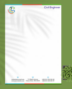 Civil Engineer Letterhead PSD Template Free | room surf.com