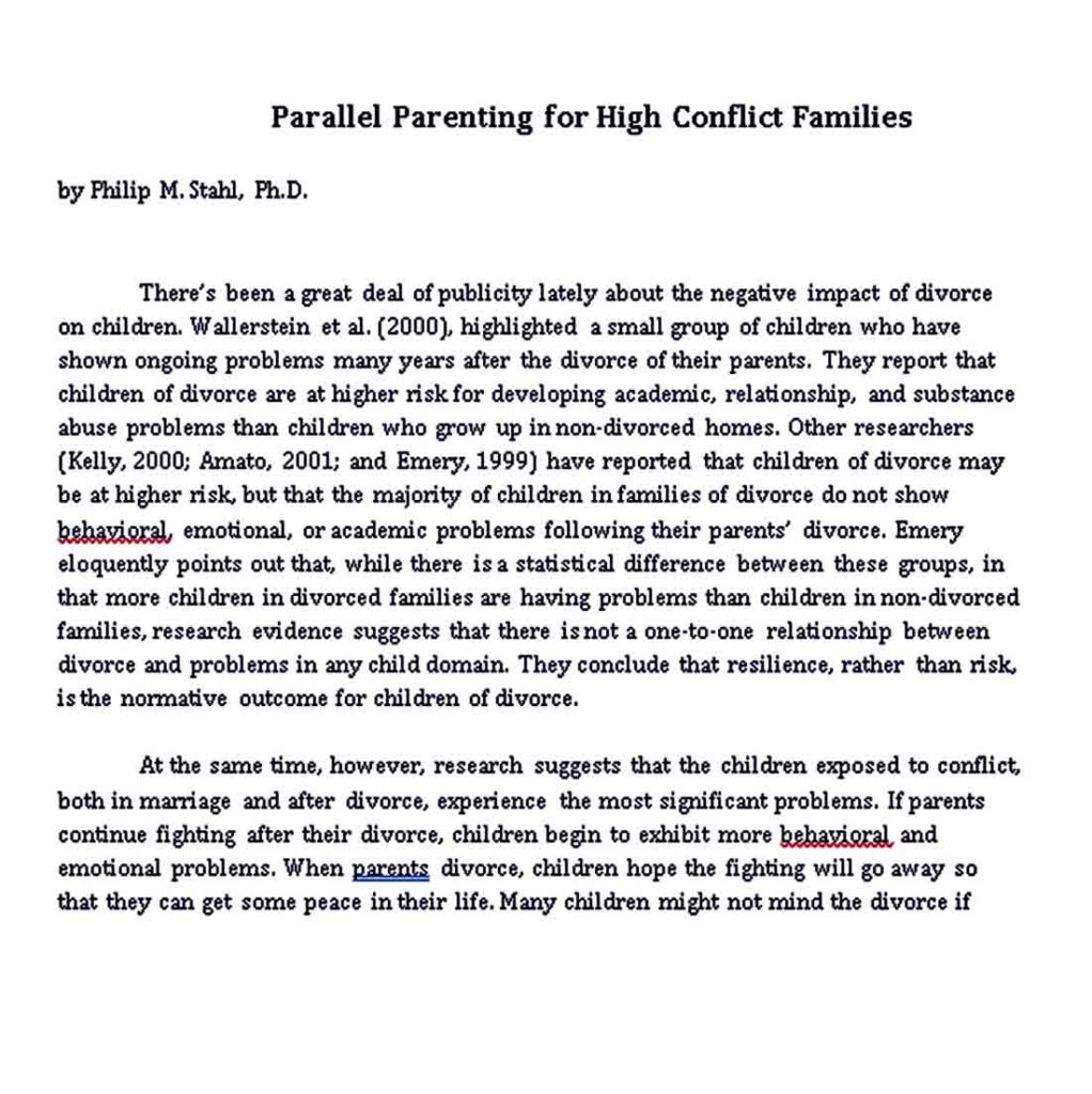 Parenting Plan Template | room surf.com