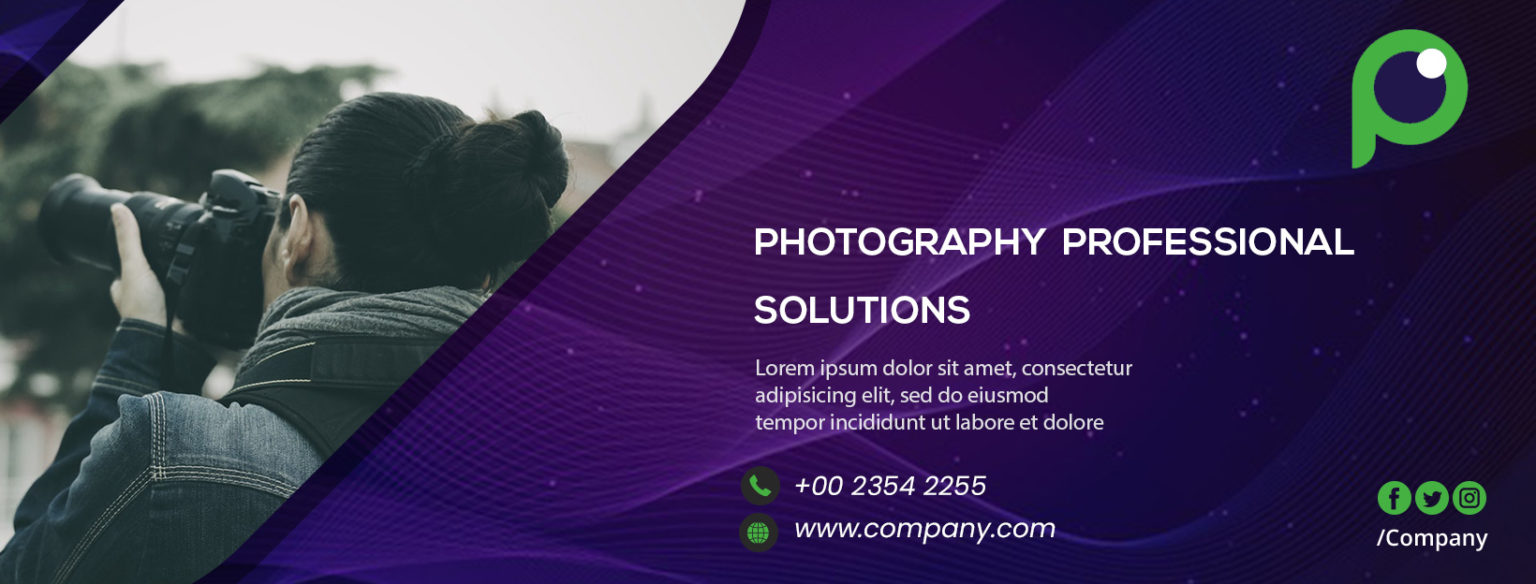 Photography Banner Customizable PSD Design Template | room surf.com