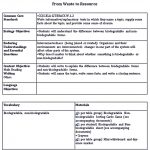 Lesson Plan For 1st Grade Templates | room surf.com