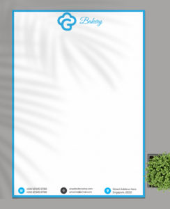 Bakery Letterhead PSD Template Free | room surf.com