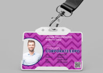 Event ID Card Customizable PSD Design Template | room surf.com