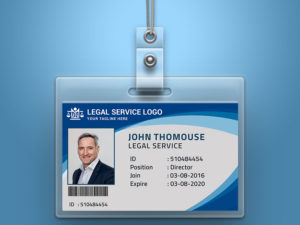 Legal Service ID Card in PSD Photoshop | room surf.com