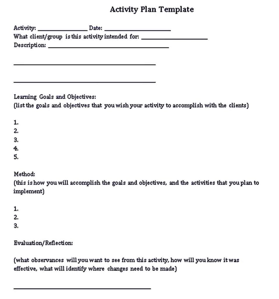 Plan Formats Template | room surf.com