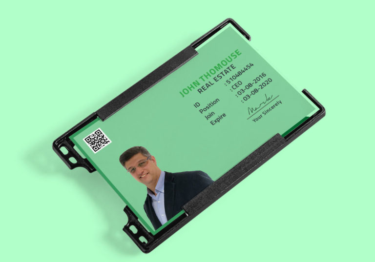 Real Estate ID Card Customizable PSD Design Template | room surf.com