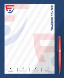 Training Center Letterhead Free PSD Template | room surf.com