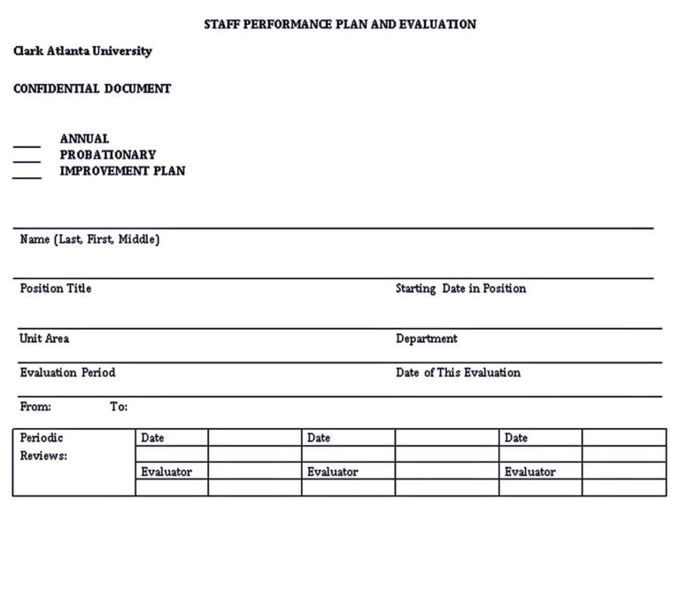 Performance Plan Template | room surf.com