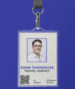 Travel Agency ID Card PSD Flyer Template | room surf.com