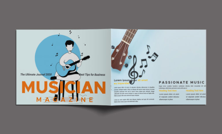 Music Magazine PSD Template Free | room surf.com