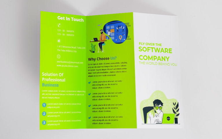Software Company Brochure Free Download PSD | room surf.com