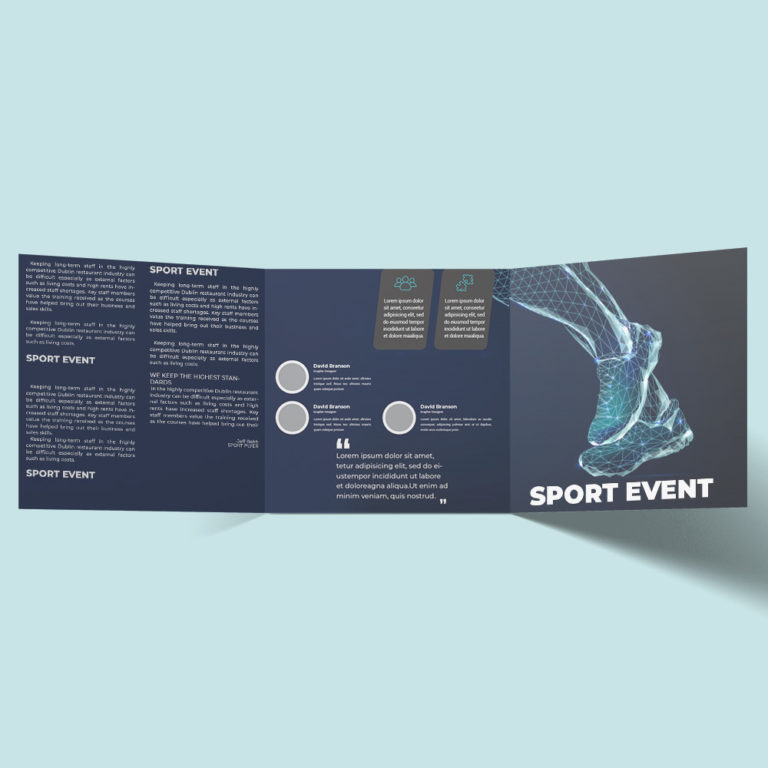 Sports Event Brochure PSD Flyer Template | room surf.com