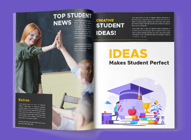 Student Magazine Free Download PSD | room surf.com