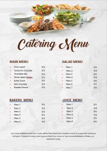 10+ Catering Menu Template | room surf.com