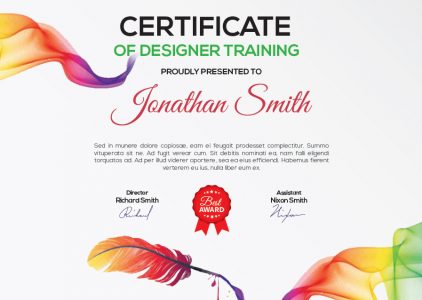 10+ Certificate Design PSD Template Free | room surf.com