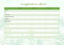 10+ Comparison Chart Template | room surf.com