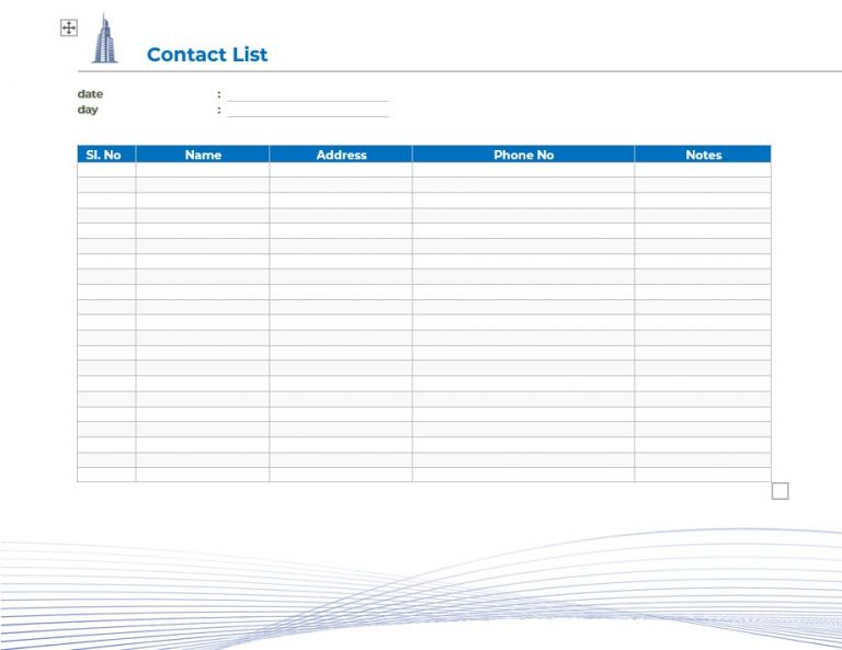 10+ Contact Sheet Template | room surf.com