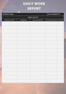 10+ Daily Report Template | room surf.com