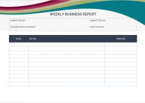 10+ Weekly Report Template | room surf.com