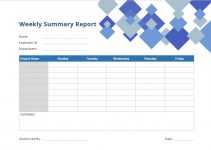 10+ Weekly Report Template | room surf.com