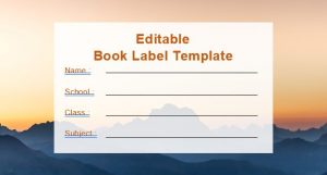 10+ Book Labels Template | room surf.com