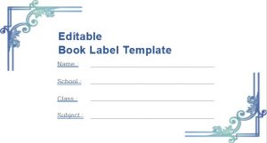 10+ Book Labels Template | room surf.com