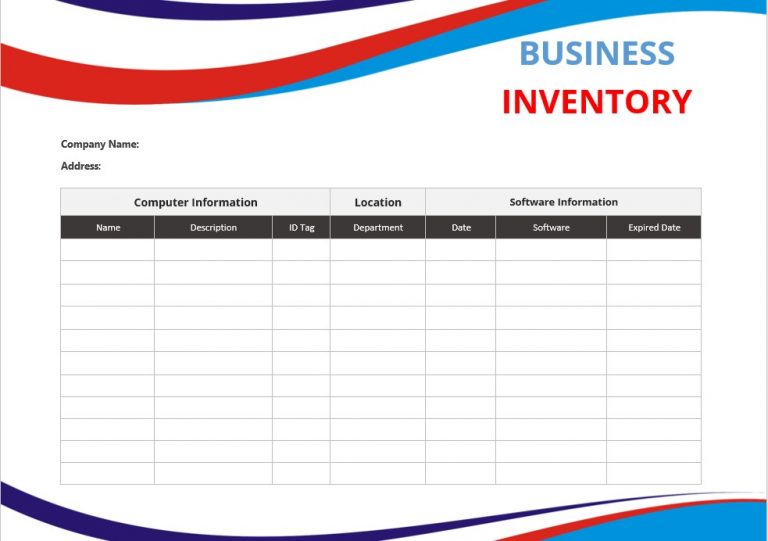 10+ Business Inventory Template | room surf.com