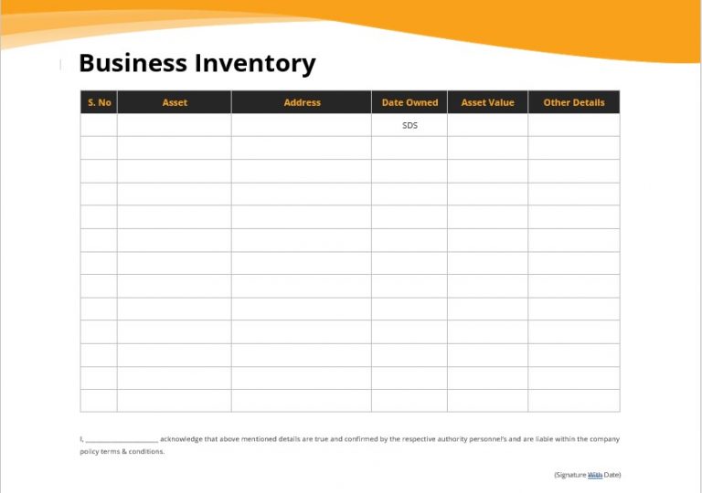 10+ Business Inventory Template | room surf.com