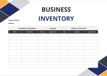 10+ Business Inventory Template | room surf.com