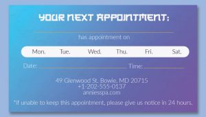 10+ Appointment Card psd template free | room surf.com
