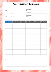 10+ Asset Inventory Template | room surf.com