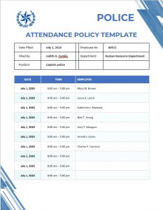10+ Attendance Policy Template | room surf.com