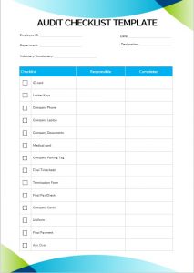 10+ Audit Checklist Template | room surf.com
