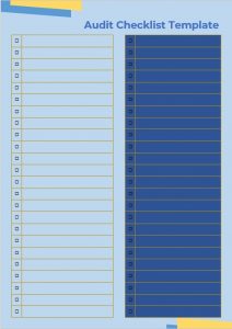 10+ Audit Checklist Template | room surf.com