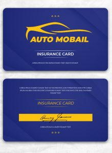 10+ Automobile Insurance Card example psd design | room surf.com